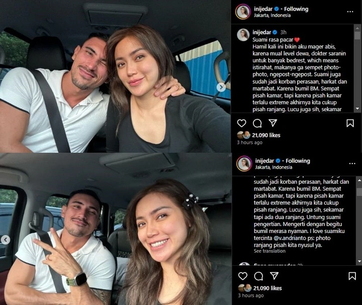 Jessica Iskandar Akui Pisah Ranjang dengan Vincent Verhaag saat Hamil