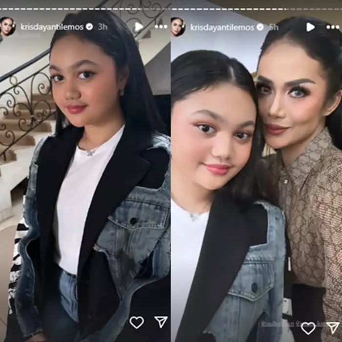 Amora Lemos Putri Kris Dayanti Tampil Beda dengan Rambut Lurus Bikin ...