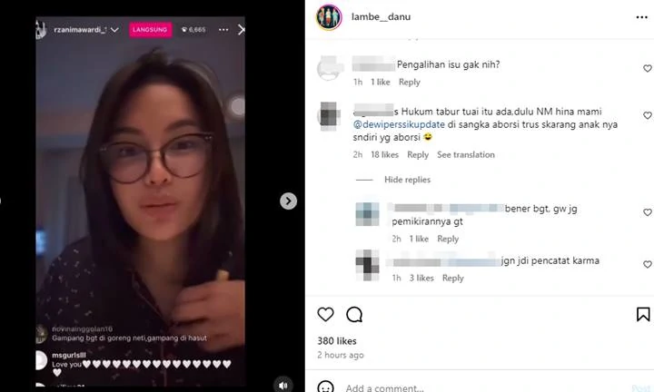 Nikita Mirzani Menangis kala Bongkar Kabar Lolly Gugurkan Kandungan