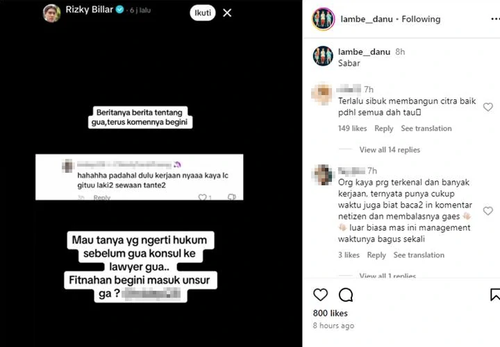 Rizky Billar Siap Polisikan Penyebar Fitnah Dirinya Main Bareng Tante-Tante