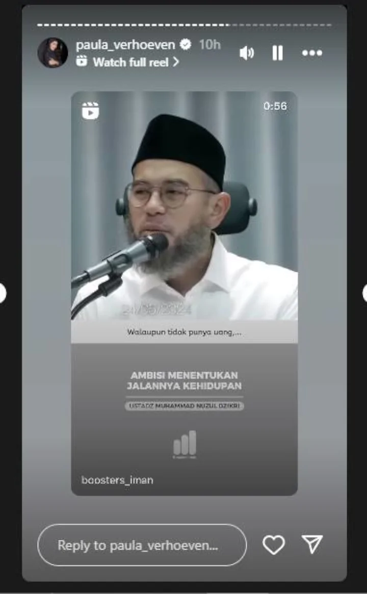 Paula Verhoeven Bagikan Nasihat soal Ambisi dan Akhirat saat Umrah Tanpa Baim Wong