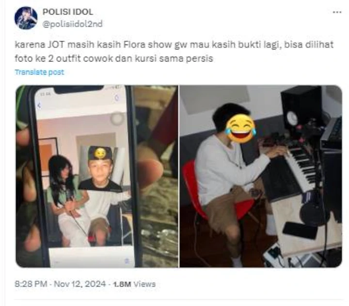 Geger Kakak Zee Asadel Terseret Isu Foto Flora JKT48 Dipangku Cowok Misterius