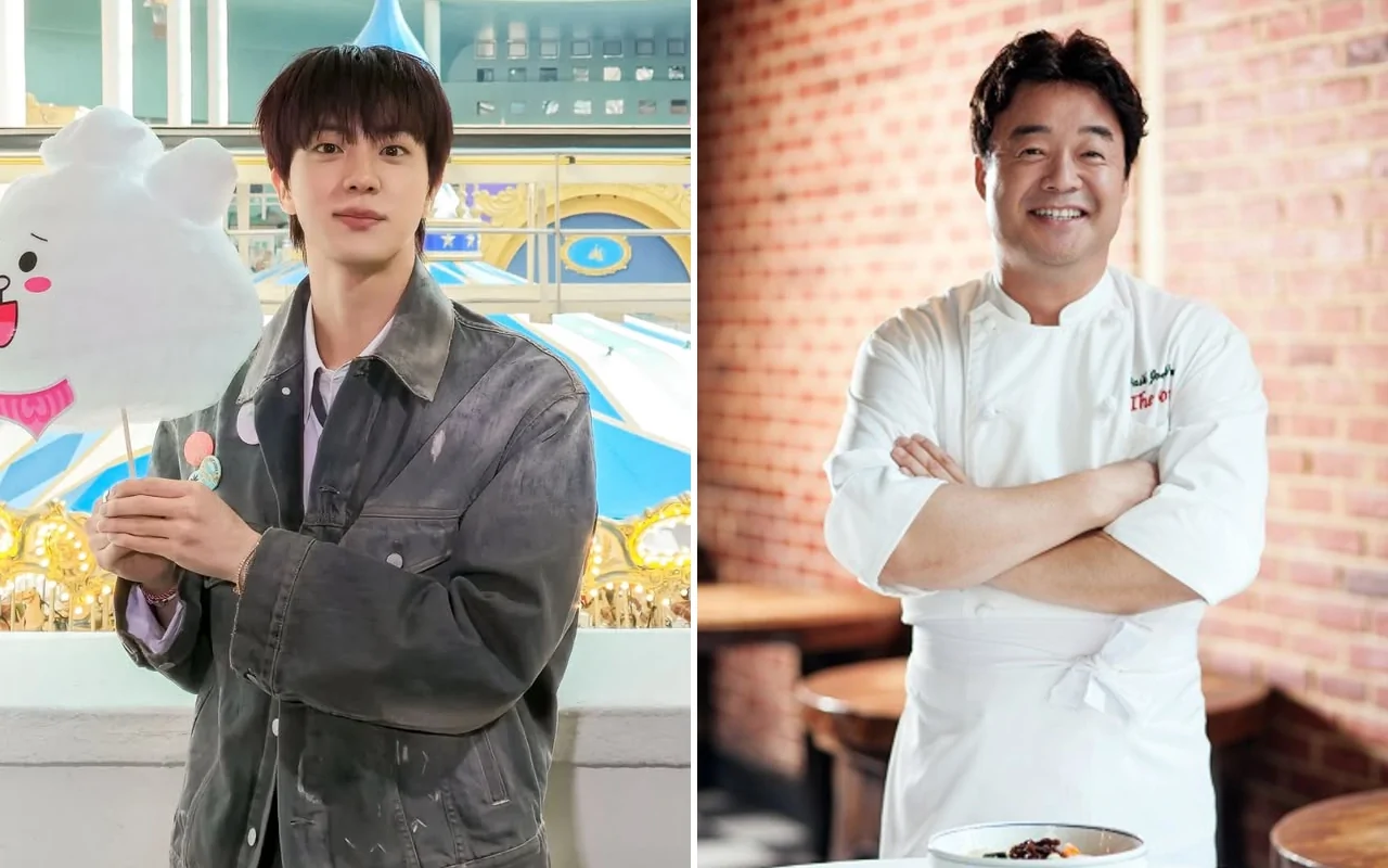 Jin BTS Gandeng Chef Baek Jong Won untuk Dirikan Perusahaan Minuman Keras