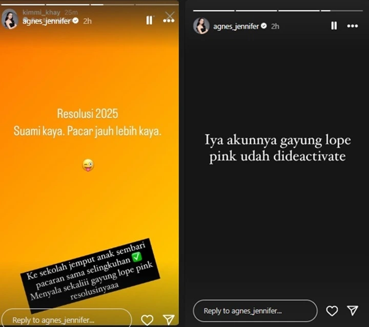 Agnes Jennifer Sindir Wajah Kusam Diduga Ani-Ani Selingkuhan Suami usai Foto Kegep Ngedate Viral