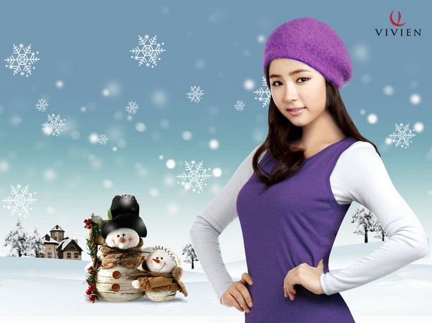 Gambar Foto Shin Se Kyung Menjadi Model di Katalog Fashion Vivien ...