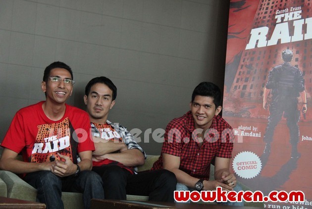 Gambar Foto Iko Uwais dan Joe Taslim di Konferensi Pers Perilisan Komik 'The Raid' - Foto 2 dari 22
