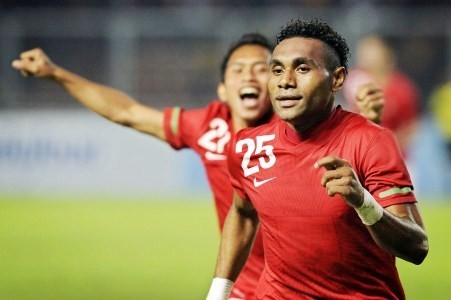 Gambar Foto Titus Bonai Rayakan Kemenangan Saat Membela Timnas U-23 ...