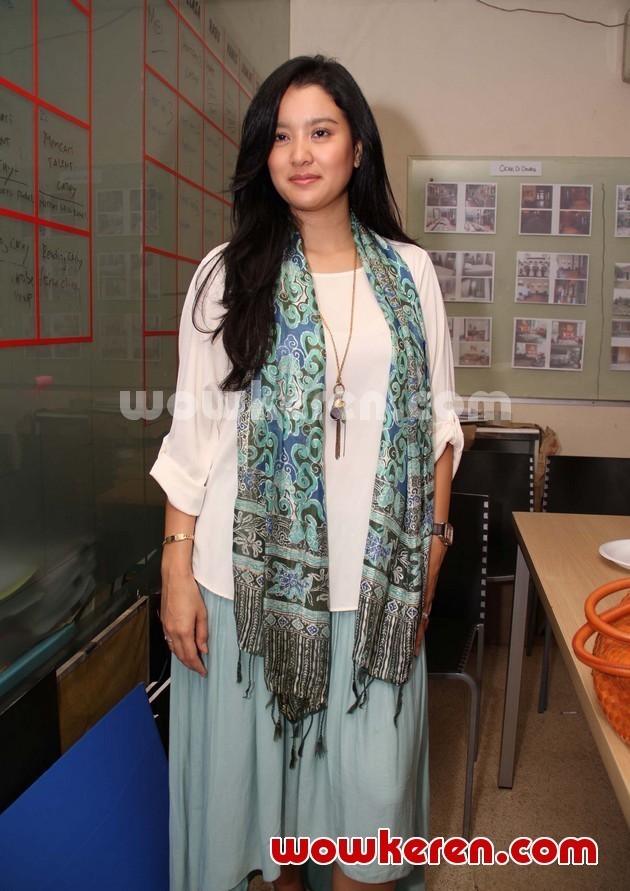 Gambar Foto Marcella Zalianty Saat Ditemui di Syukuran 'Rectoverso ...