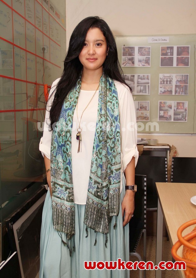 Gambar Foto Marcella Zalianty Saat Ditemui di Syukuran 'Rectoverso ...