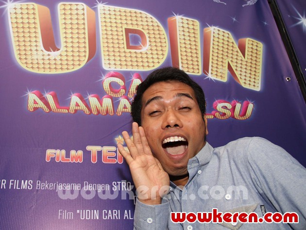 Gambar Foto Udin Sedunia di Premier Filmnya 'Udin Cari Alamat Palsu ...