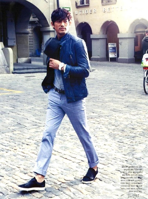 Gambar Foto Oh Ji Ho di Majalah MR Style - Foto 2 dari 20