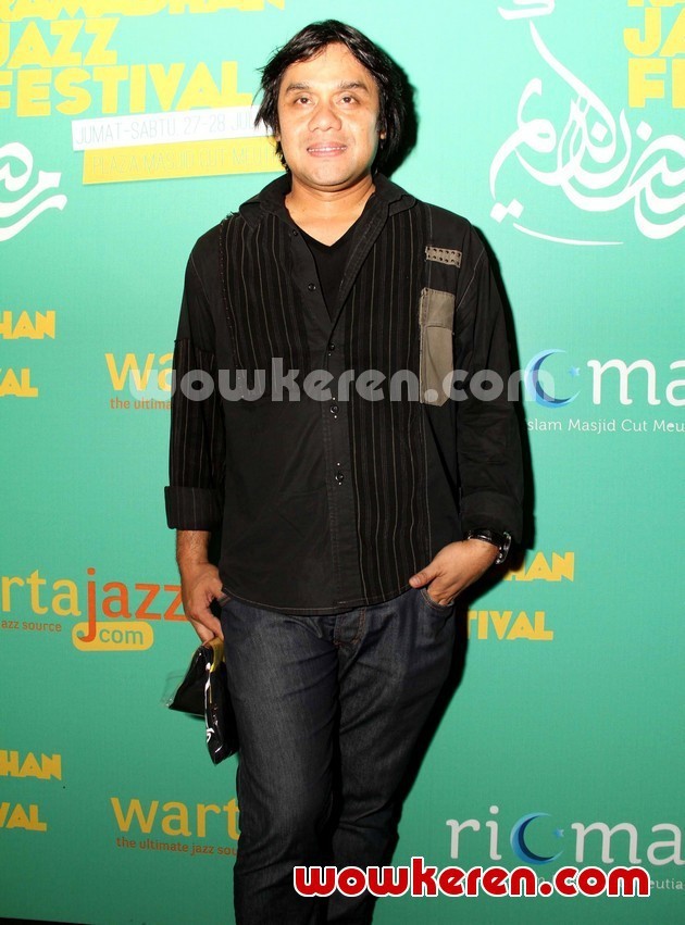 Foto Dwiki Dharmawan dan Para Musisi Jazz Saat Ditemui di Ramadhan Jazz ...