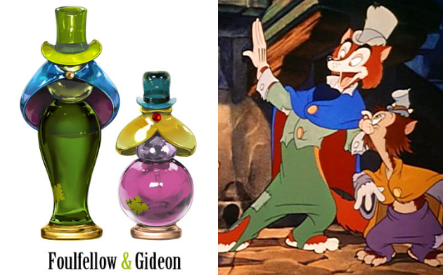 Gambar Foto Botol Parfum Foulfellow dan Gideon dari Film 'Pinocchio ...