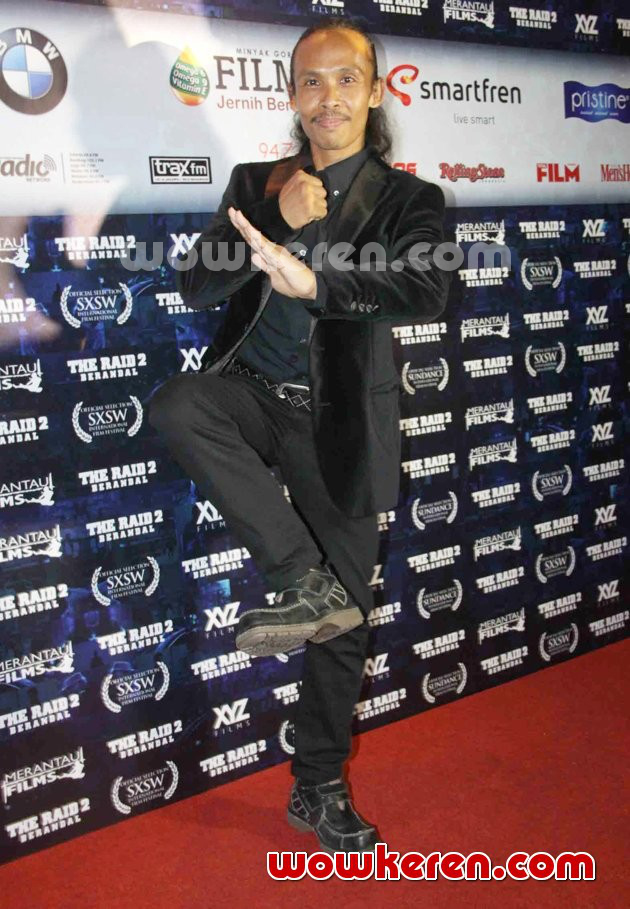 Gambar Foto Yayan Ruhian di Premiere Film 'The Raid 2: Berandal' - Foto ...