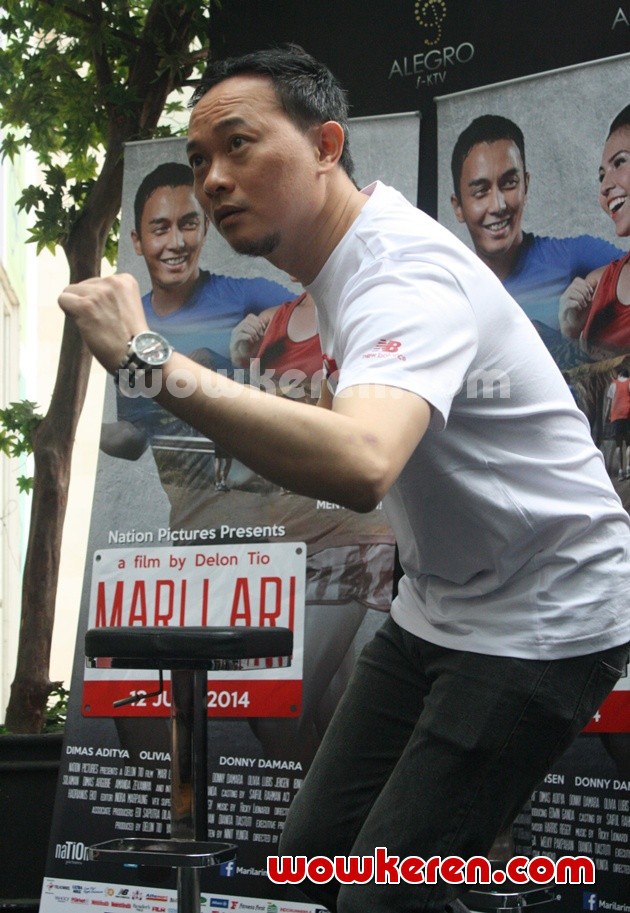 Gambar Foto Verdi Solaiman di Konferensi Pers dan Press Screening 'Mari ...