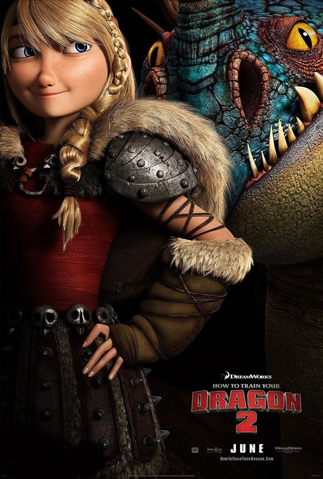 Gambar Foto Astrid di Poster 'How to Train Your Dragon 2' - Foto 2 dari 19