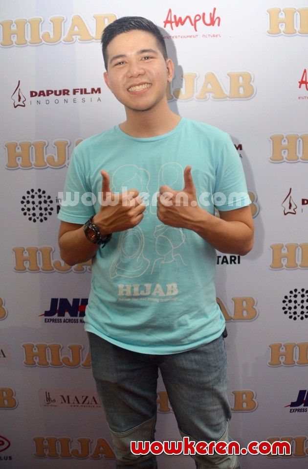 Gambar Foto Haykal Kamil di Gala Premier 'Hijab' - Foto 2 dari 88