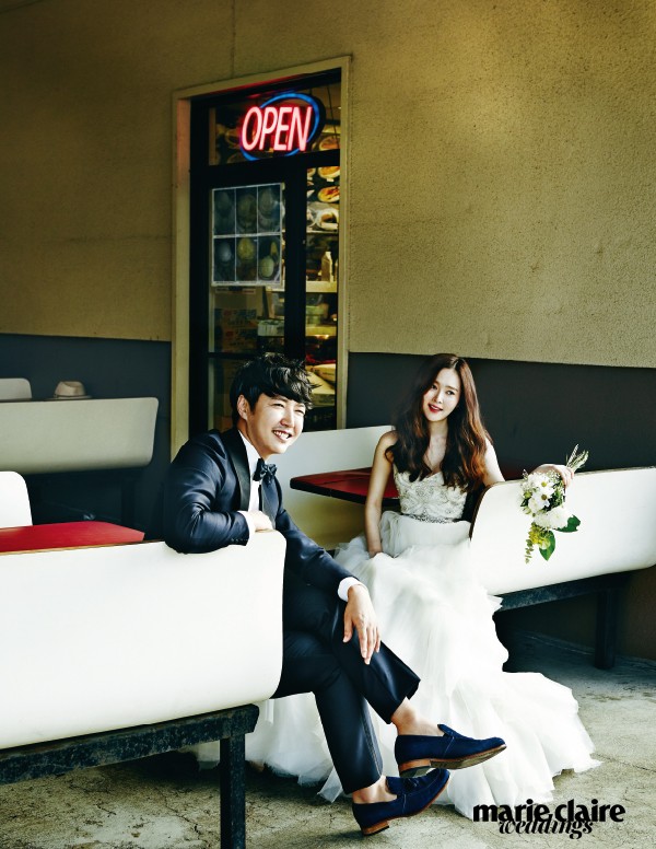 Gambar Foto Yoon Sang Hyun dan MayBee di Majalah Marie Claire Weddings ...