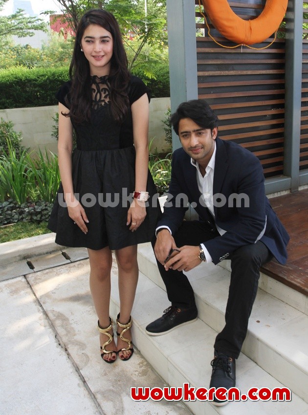 Gambar Foto Nabila Syakieb dan Shaheer Sheikh di Press Conference ...