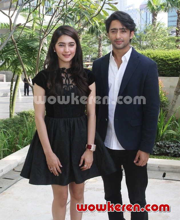 Gambar Foto Nabila Syakieb dan Shaheer Sheikh di Press Conference ...