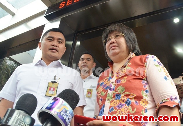 Gambar Foto Lydia Wongsonegoro di Polda Metro Jaya - Foto 2 dari 3