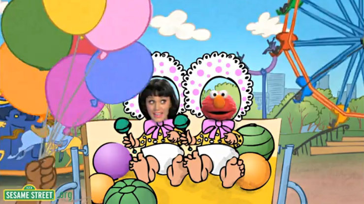 Video: Aksi Katy Perry Kejar Elmo di 'Sesame Street' Season 41