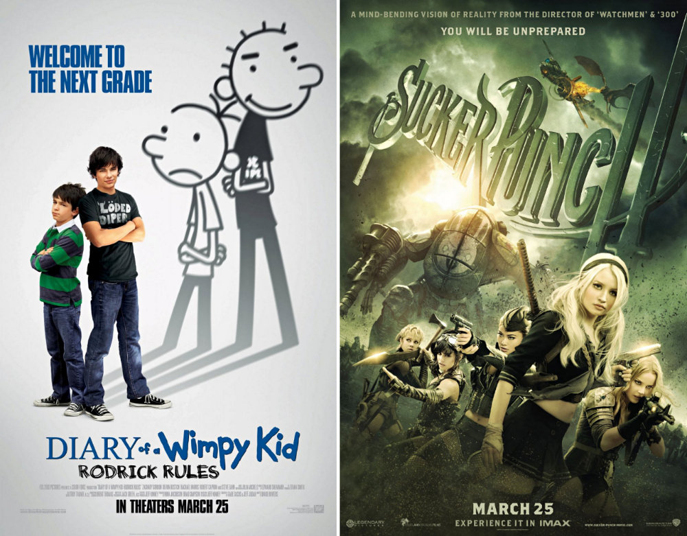 'Diary of a Wimpy Kid 2: Rodrick Rules' Kalahkan 'Sucker Punch'