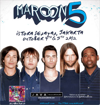 Adrie Subono Umumkan Open Gate Konser Maroon 5