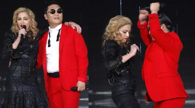 Madonna Undang PSY Joget 'Gangnam Style' Bareng di Konsernya