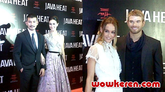 Atiqah Hasiholan dan Kellan Lutz Memikat di Red Carpet 'Java Heat'