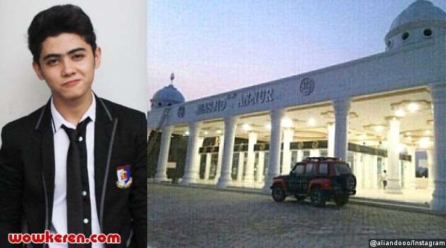 Aliando 'GGS' Bangga Sukses Bangun Masjid Bersama Keluarga