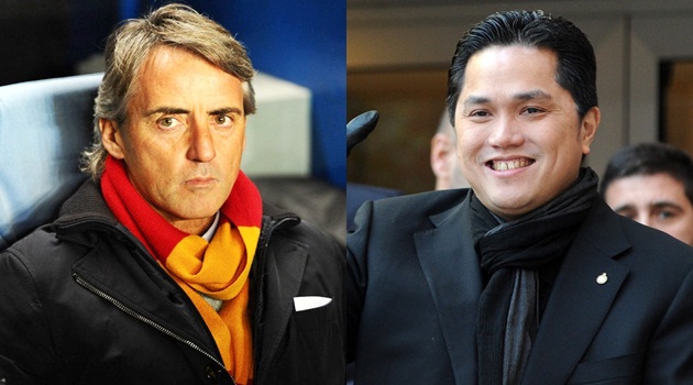 Erick Thohir Tunjuk Roberto Mancini Kembali Latih Inter Milan
