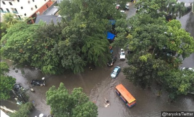 Banjir Sempat Lumpuhkan Sebagian Wilayah Jakarta, Begini Penampakannya