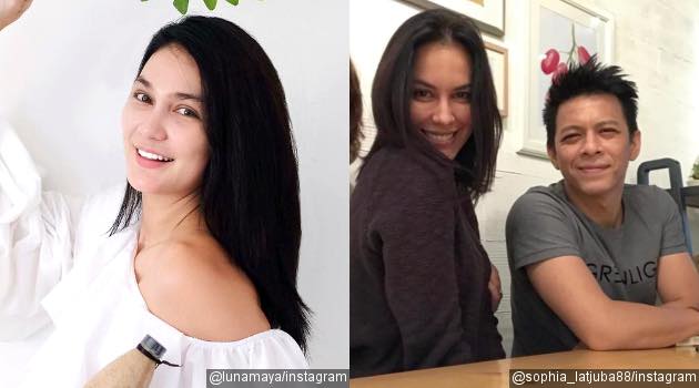 Bocorkan Sophia Latjuba dan Ariel Putus, Ekspresi Girang Luna Maya Bikin Salah Fokus