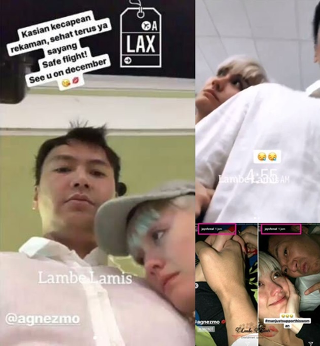 Bantah Isu Putus, Agnes Monica dan Wijaya Saputra Kembali Umbar Aksi Mesra