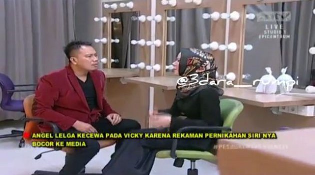 Beredar Video Nikah Siri, Angel Lelga 'Ngamuk' ke Vicky Prasetyo
