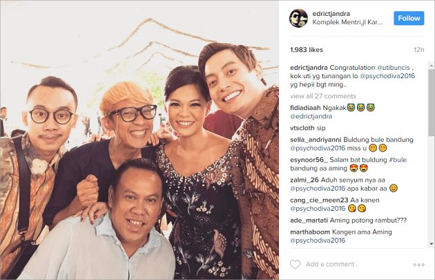 Tanpa Evelyn, Akhirnya Aming Muncul di Instagram Usai Lama 'Menghilang'