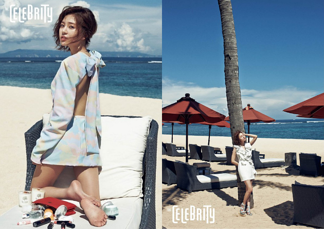 Baek Jin Hee Kaget Dapat Kejutan Ultah Saat Pemotretan Di Bali