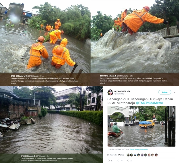 Banjir Sempat Lumpuhkan Sebagian Wilayah Jakarta, Begini Penampakannya