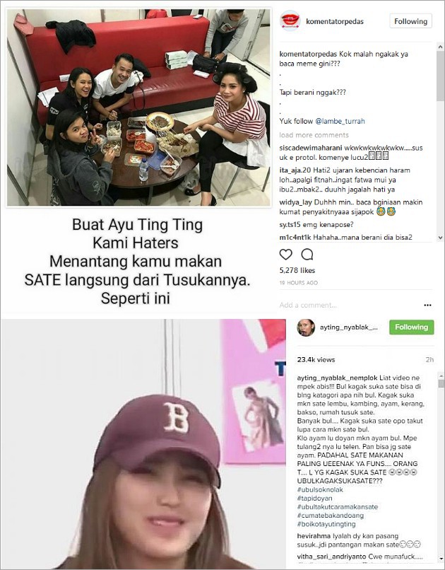 Diisukan Pakai Susuk Demi Pikat Raffi, Beredar Meme Ayu Ting Ting ...