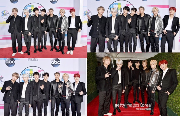 Adu Ganteng, Siap-Siap Histeris Lihat BTS di Red Carpet AMA 2017