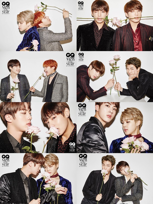 Dinobatkan Jadi Men of the Year, BTS Pose Ganteng dan Seksi di Majalah