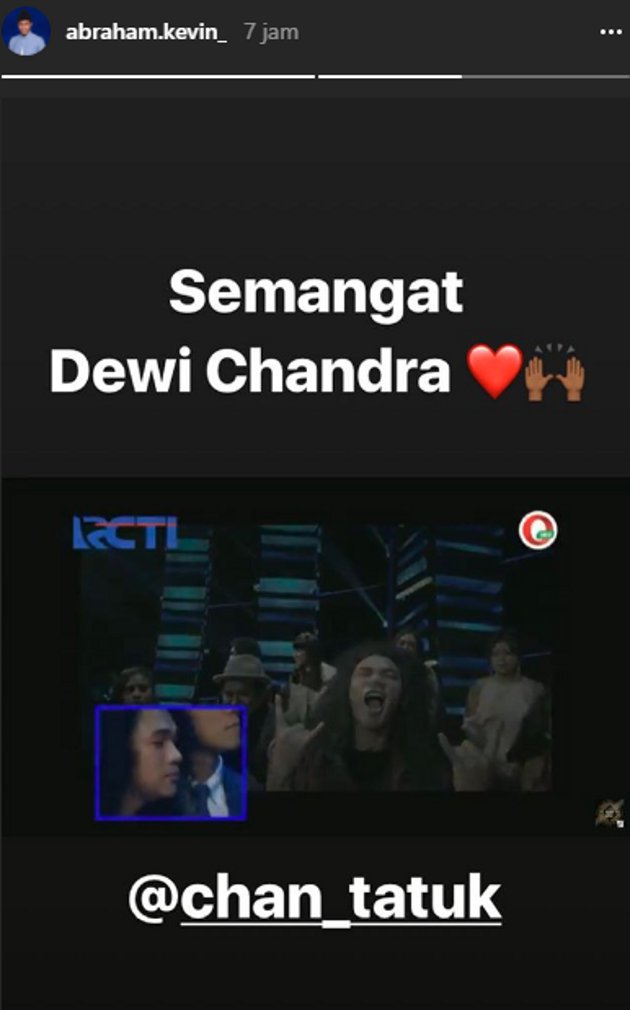 Chandra Tereliminasi dari 'Indonesian Idol', Kevin Beri Semangat