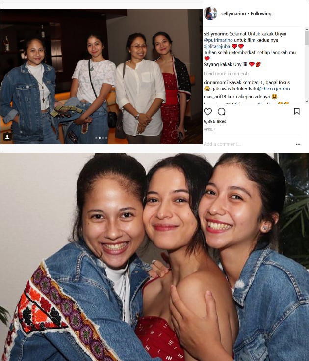 Curi Perhatian Netizen, Putri Marino dan Dua Adik yang Super Cantik ...