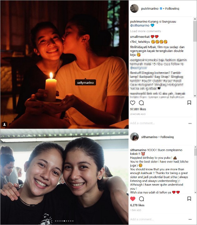 Curi Perhatian Netizen, Putri Marino dan Dua Adik yang Super Cantik ...