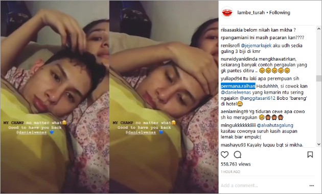 Daniel Wenas Manja di Dada Mikha Tambayong, Netter Ingatkan Isu Anggita Sari