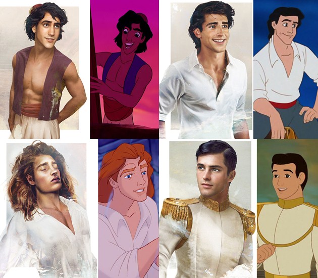 Beginilah Tampannya Pangeran-Pangeran Disney Jika di Dunia Nyata