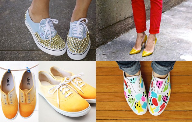 Yuk, Coba Kreasi DIY Untuk Sulap Sepatu Lama Jadi Makin Gaya