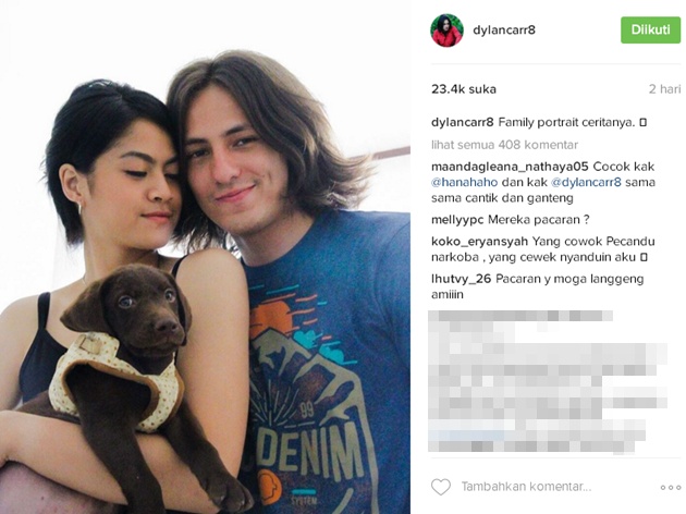 Kepergok Mesra, Dylan Carr 'Anak Jalanan' Asyik Foto Keluarga Bareng ...