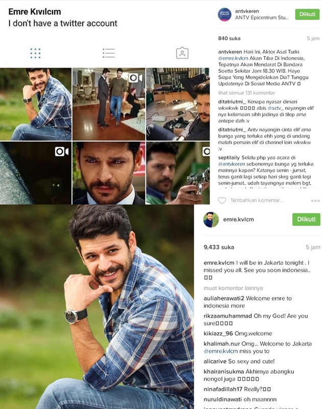 ANTV Mendadak Datangkan Emre 'Elif' ke Jakarta, Ikut Acara Apa?